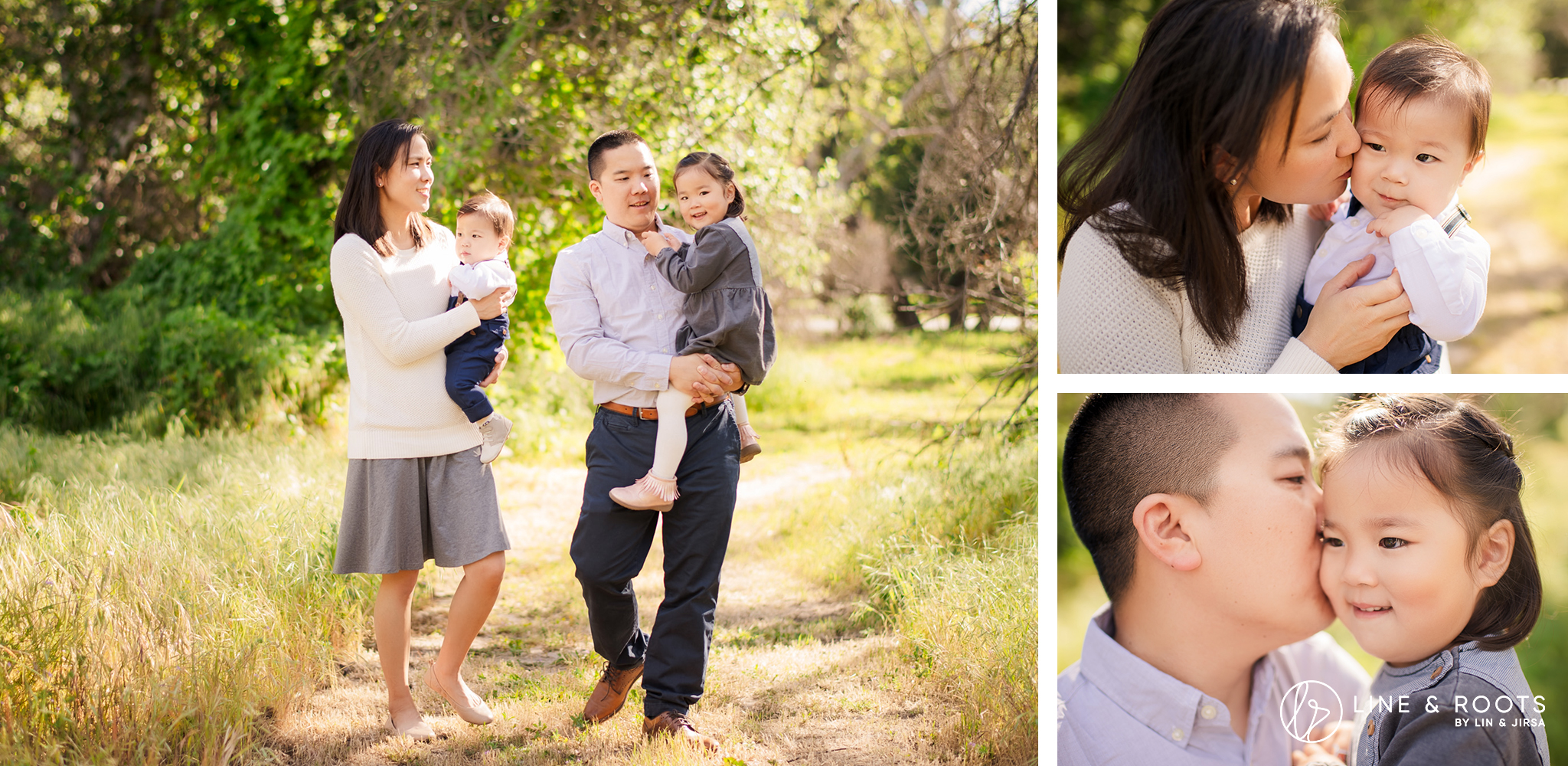 Irvine Regional Park Family Session | The Suh Family | Line and Roots